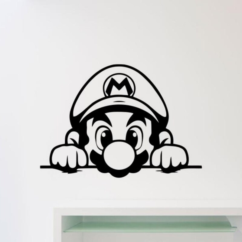 Mario Wall Decal - Etsy