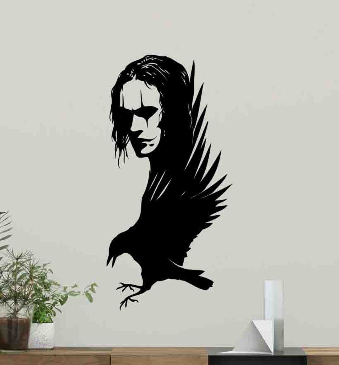 The Crow Wall Decal Movie Vinyl Sticker Theater Wall Sign Film Cinema ...