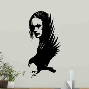 The Crow Wall Decal Movie Vinyl Sticker Theater Wall Sign Film Cinema ...