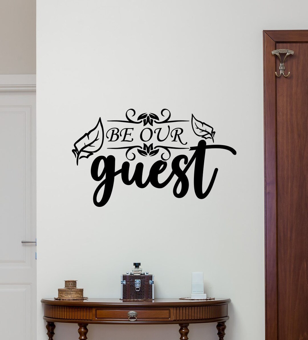 Be Our Guest Wall Decal Vinyl Sticker Welcome Sign Hello Decal Door ...