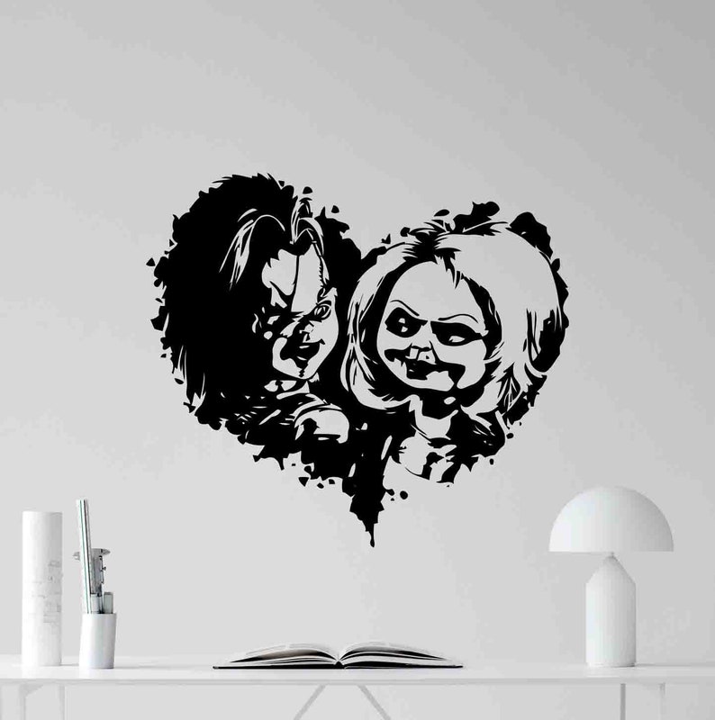 Chucky Doll Vinyl Decal Child's Play Chucky Wall Sticker Sign Chucky ...