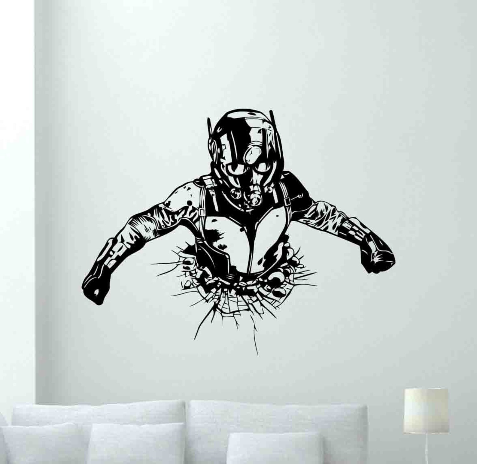Ant-man Wall Decal Sign Vinyl Sticker Stencil Ant Man Superhero Poster ...
