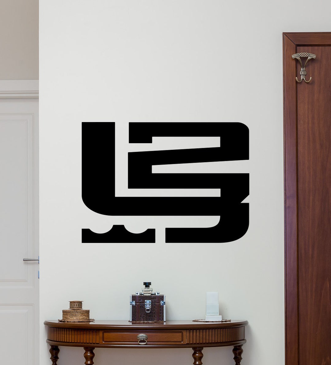 Lebron Wall Decal Vinyl Sticker Lebron King Sign 23 Gym Wall Decor ...