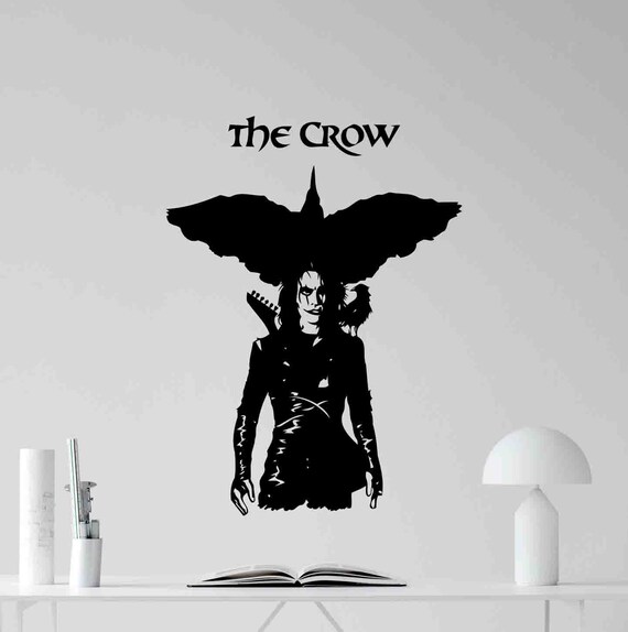 The Crow Wall Decal Movie Vinyl Sticker Theater Wall Sign Film - Etsy
