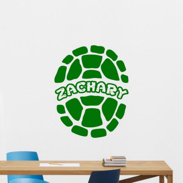 Turtle Wall Decal - Etsy