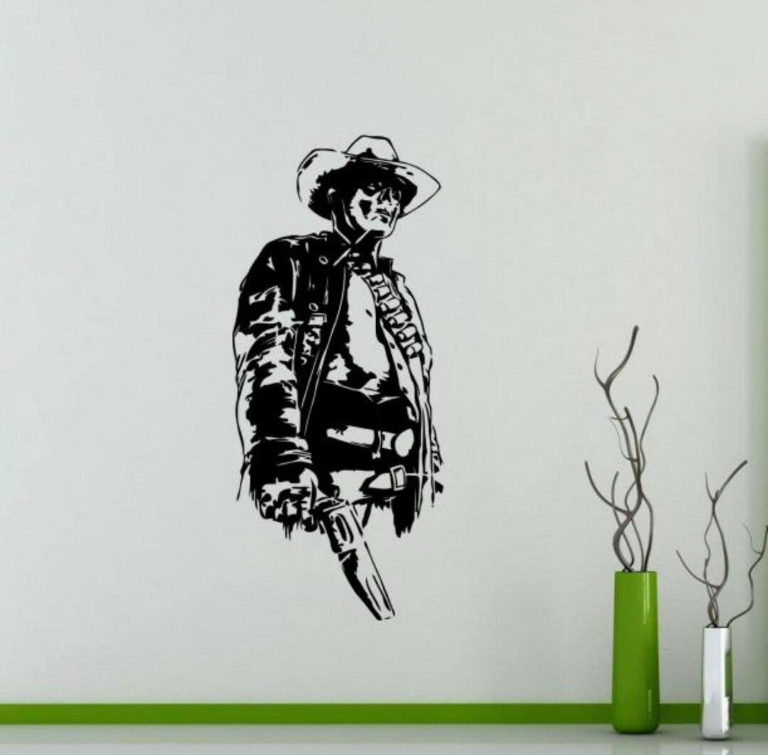 The Ghoul Wall Decal Vinyl Sticker Vault Tec Decal Gamer Gift Movie ...