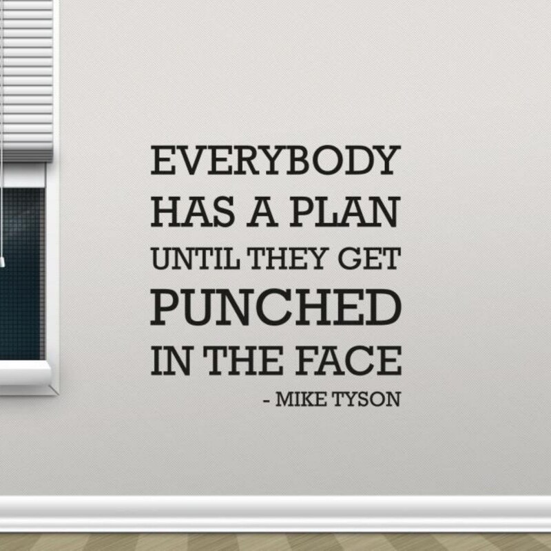 Boxing Quote Wall Stickers - Etsy