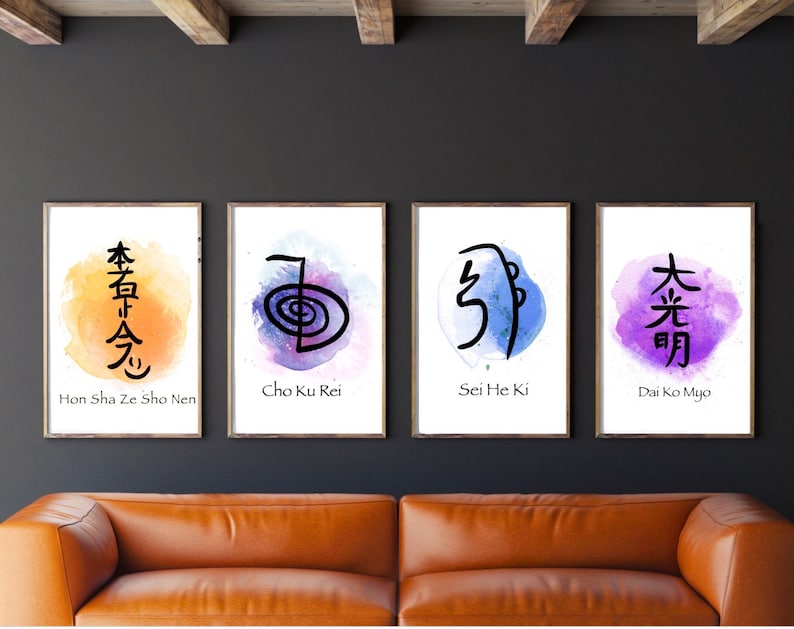 Reiki, Reiki Symbols, Cho Ku Rei, Sei He Ki, Dai Ko Myo, Hon Sha Ze Sho ...