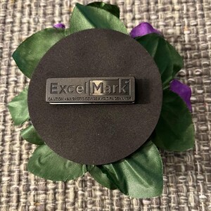 African Violet Corsage// DST African Violet Flower Pin//purple Flower ...