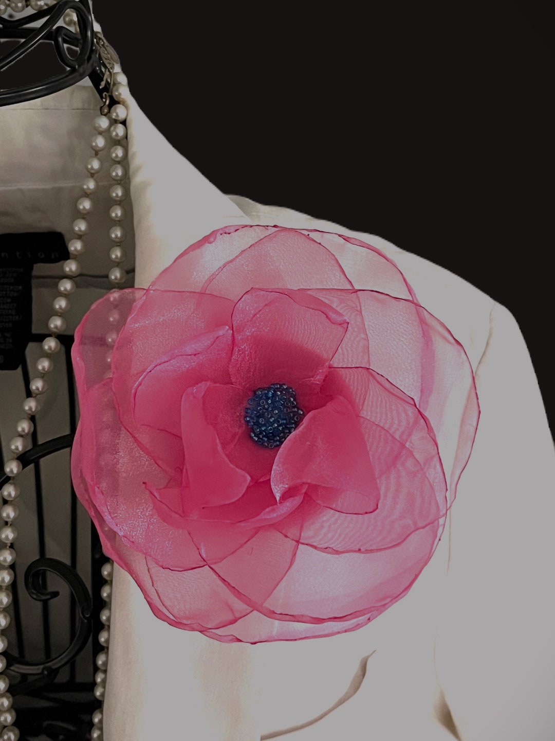 Jack and Jill Flower Brooch//jack and Jill Corsage//pink and Blue ...