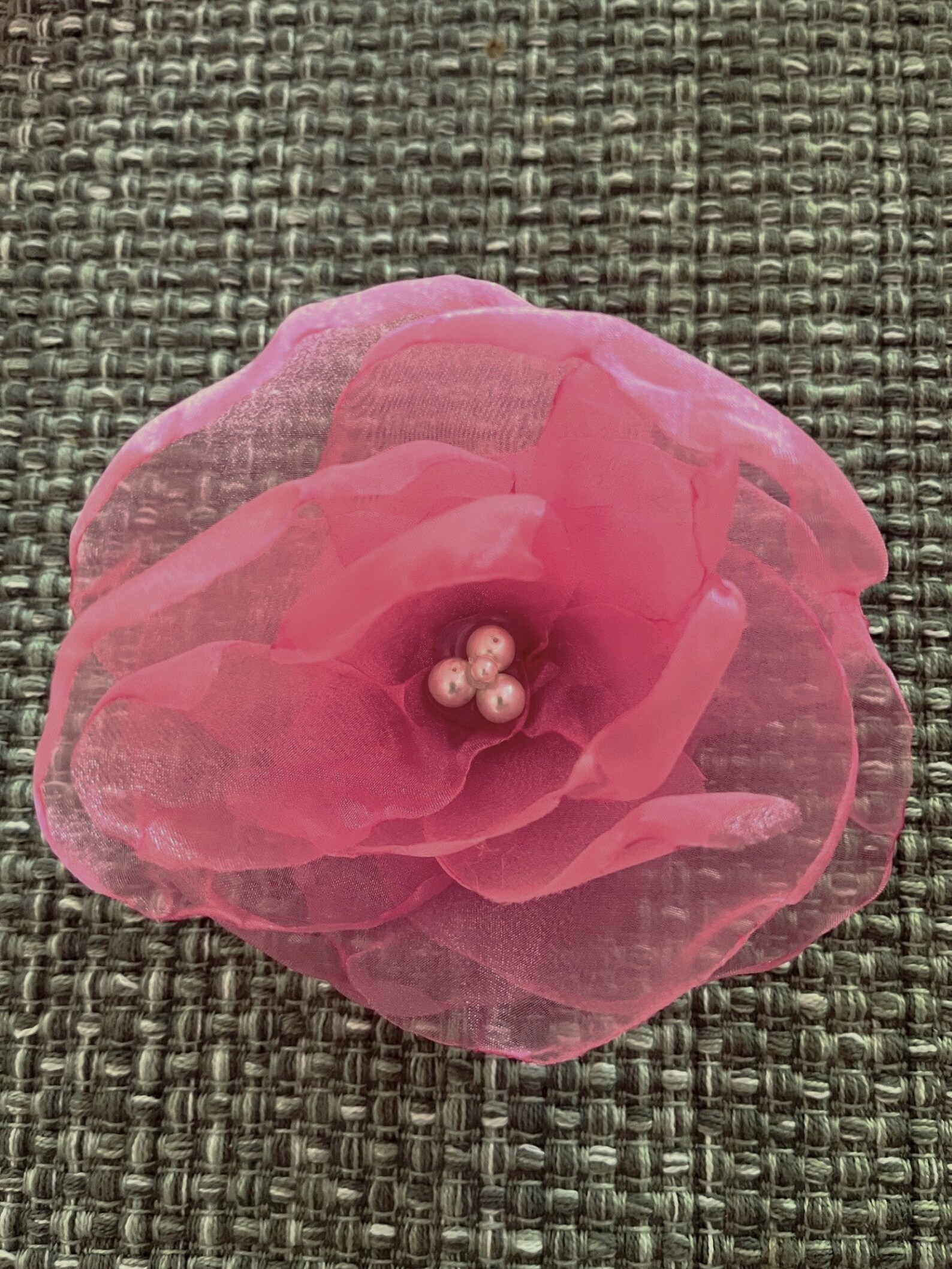 AKA Flower Brooch//alpha Kappa Alpha Corsage//pink and Green Corsage ...