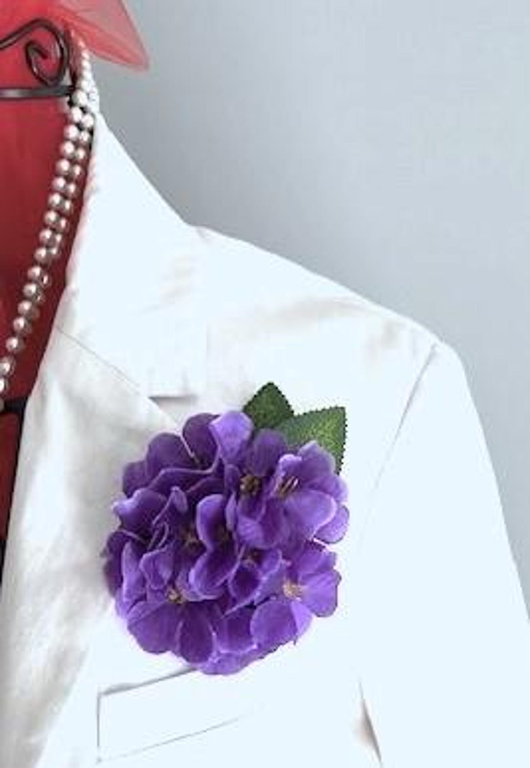 African Violet Pin//african Violet Corsage// DST African Violet Flower ...