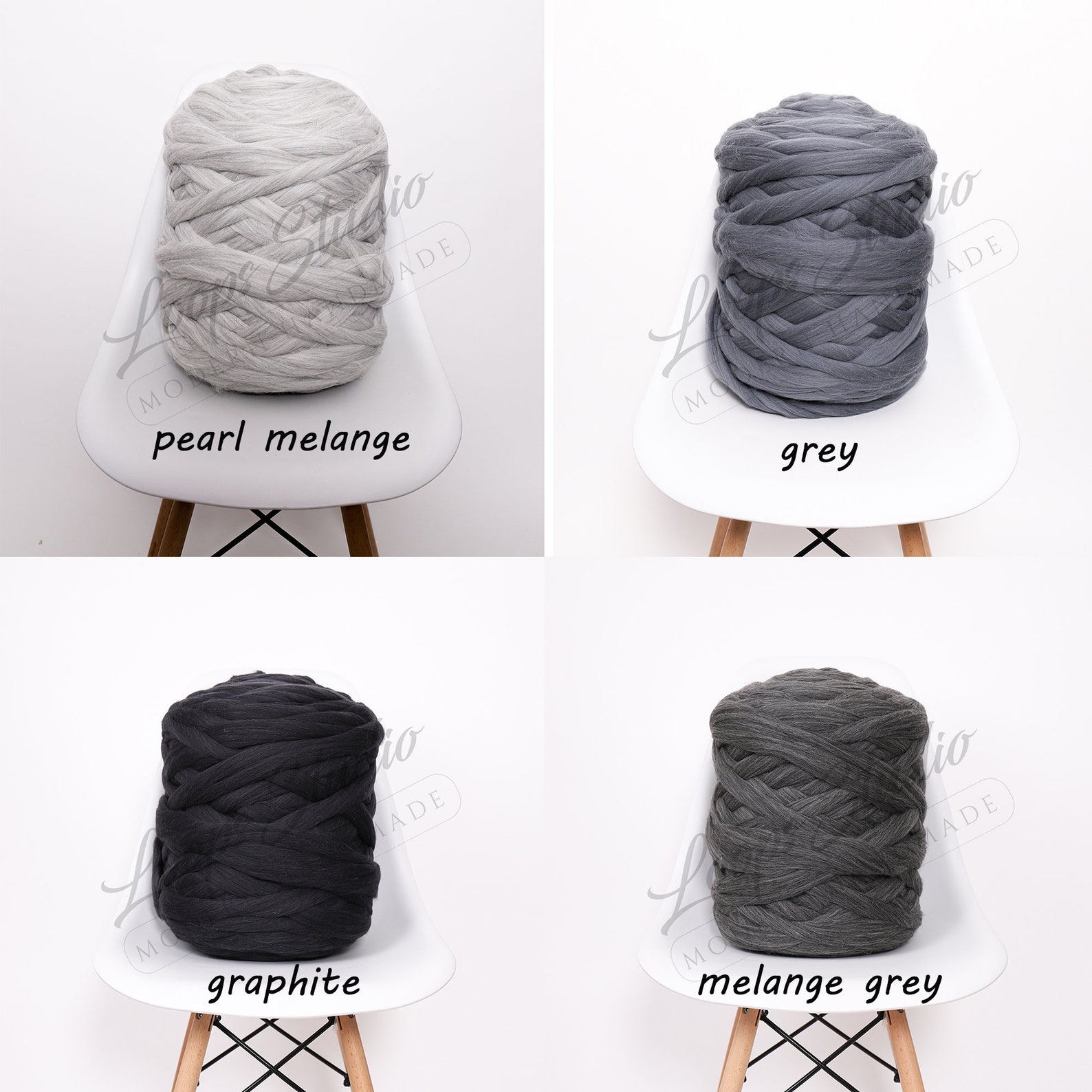 100% Merino Wool Roving for Arm Knit Mint Giant MERINO WOOL - Etsy