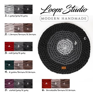 Chunky Knit Rug, ROUND Nursery Rug, Round KIDS RUG, Bathroom Rug ...