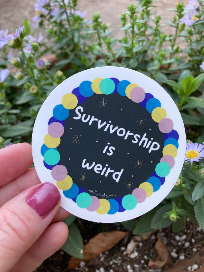 Cancer Sticker Cancer Survivor Cancer Gift Breast Cancer Cancer Art ...