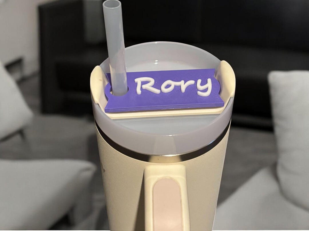 Personalized Stanley Cup Straw Topper – Custom Name Tumbler Accessory ...