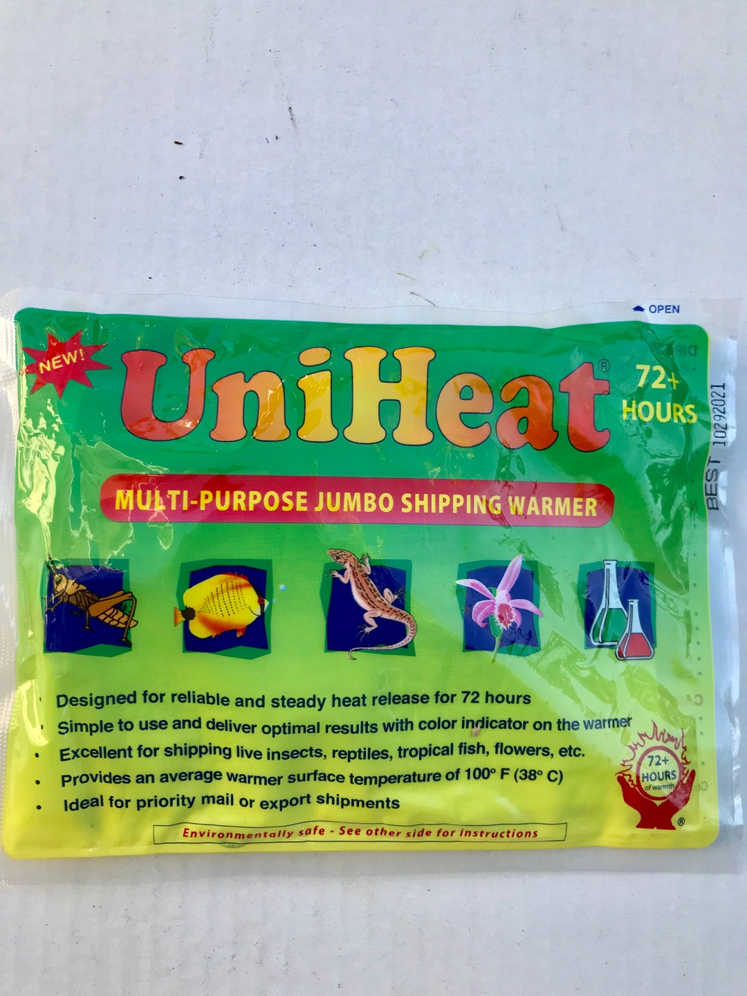 72 Hour Heat Pack for Shipping Live Plants, Add-on for Plant Order Only ...
