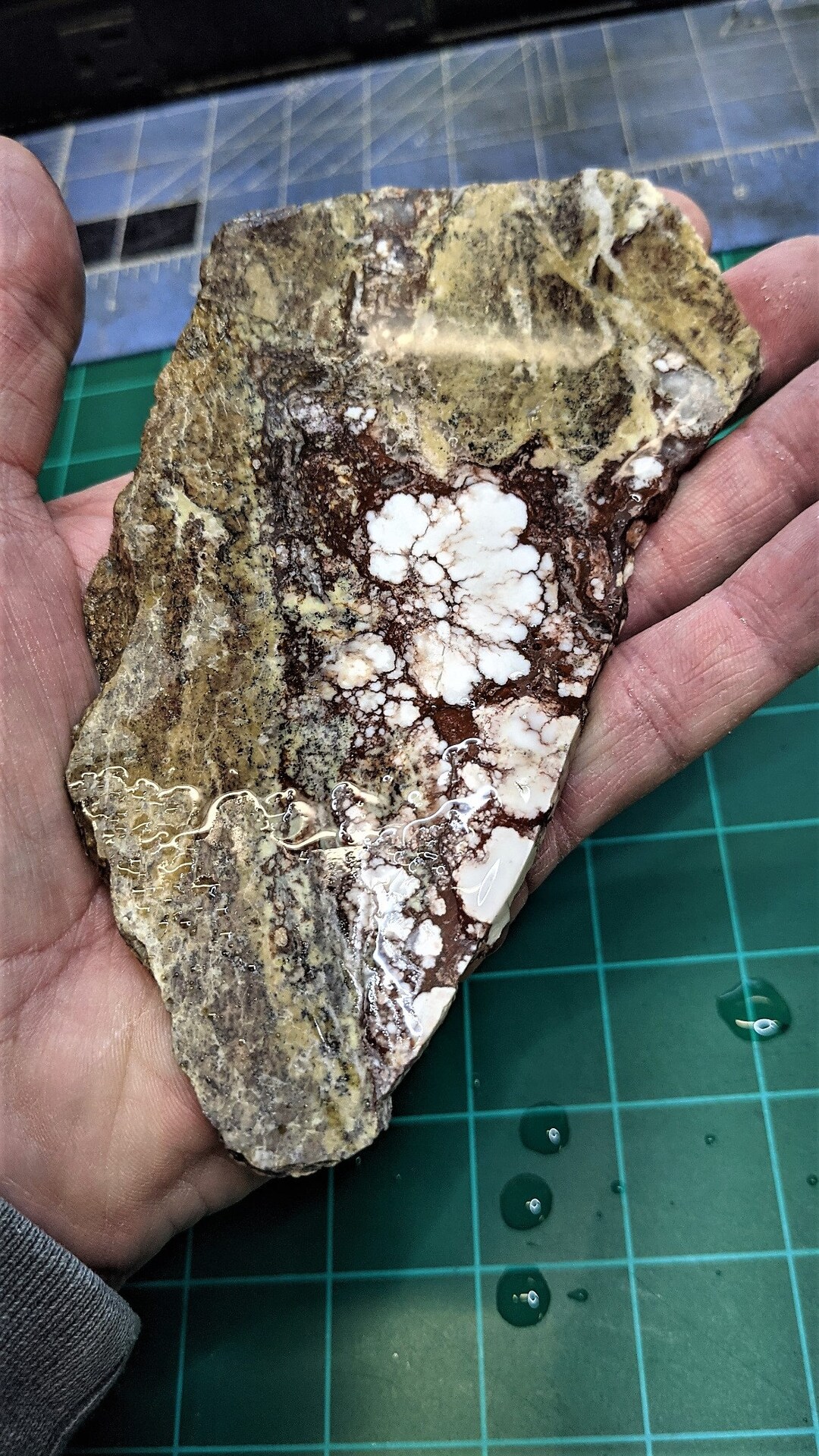 Wild Horse Natural Slabs Red White Magnesite Turquoise - Etsy