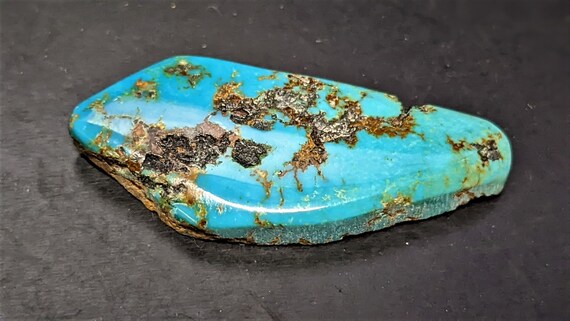 Turquoise Raw Free Form Sky Blue Stones Cab Natural Turquoise - Etsy