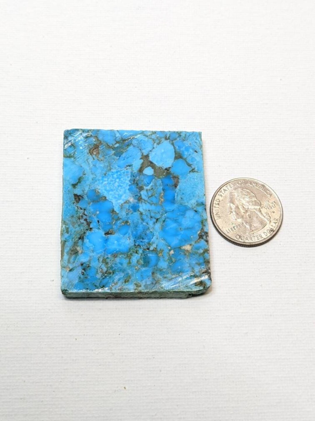 Sky Blue Kingman Turquoise Slab - Etsy