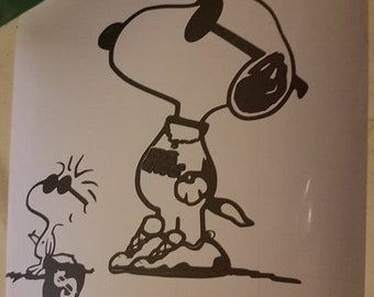 Peanuts Halloween Window Decal - Etsy
