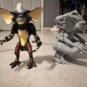 Spike Gremlin 3D Printed Model Handpainted - Etsy