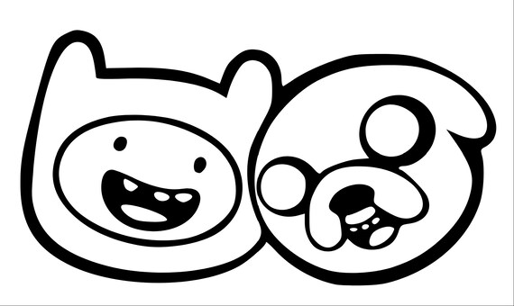 Adventure Time Jake Stencil