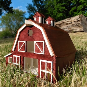 Toy Barn Big 3D Print Handpainted - Etsy