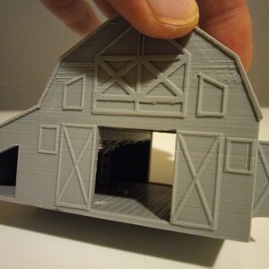 Toy Mini Barn 3D Print Kids - Etsy