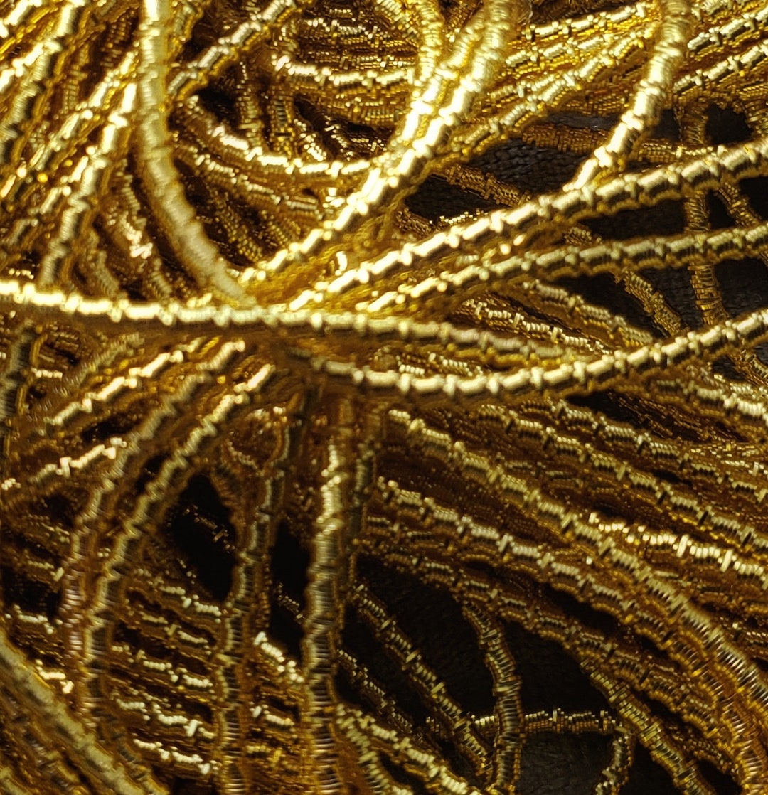 1 Meter39 Inch French 1.8mm Autumn Gold Purl Soft Wire Tambour Hand ...
