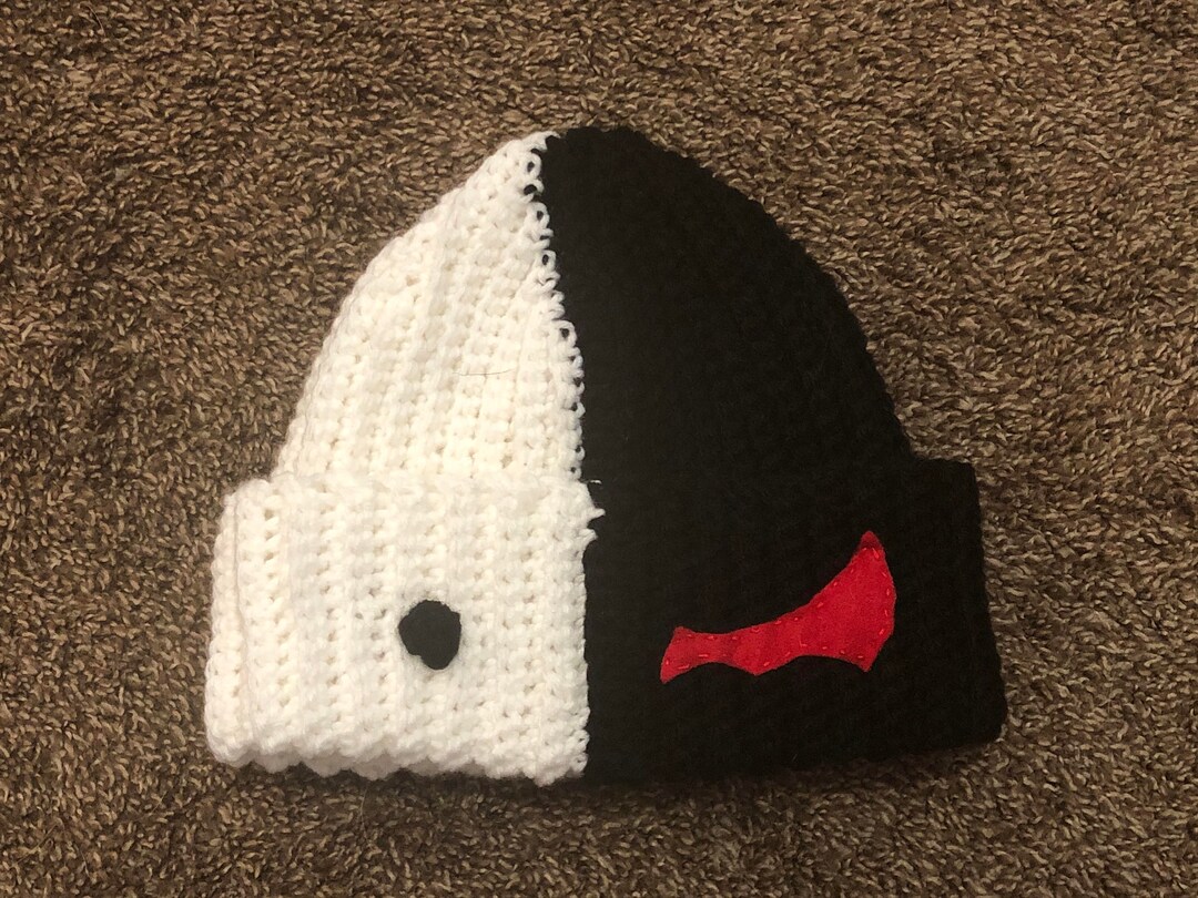Danganronpa Monokuma Crochet Beanie - Etsy