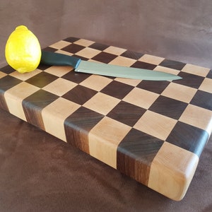 End-grain Checkerboard Butcher Block - Etsy