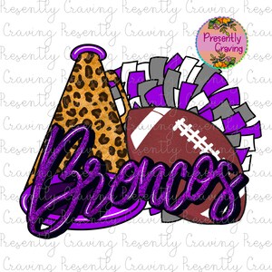 Broncos PNG | Bundle | Football Cheer Theme - Etsy