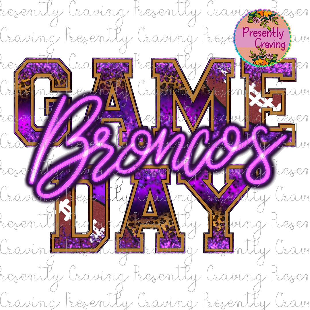 Bundle | GAME DAY | Broncos | Sublimation | PNG - Etsy