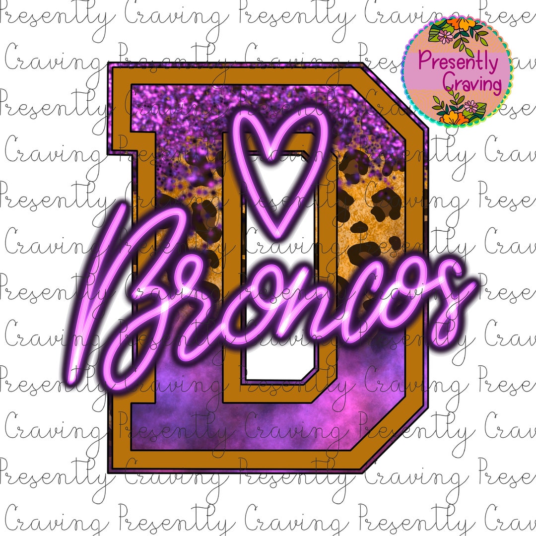 Dayton Broncos Leopard Glitter Nebula | PNG | Sublimation | Heat ...