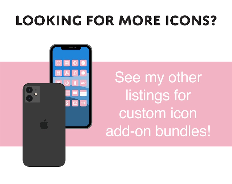 IPhone Ios14 Icons - Light Pink iPhone App Icons Bundle - 70 Social ...