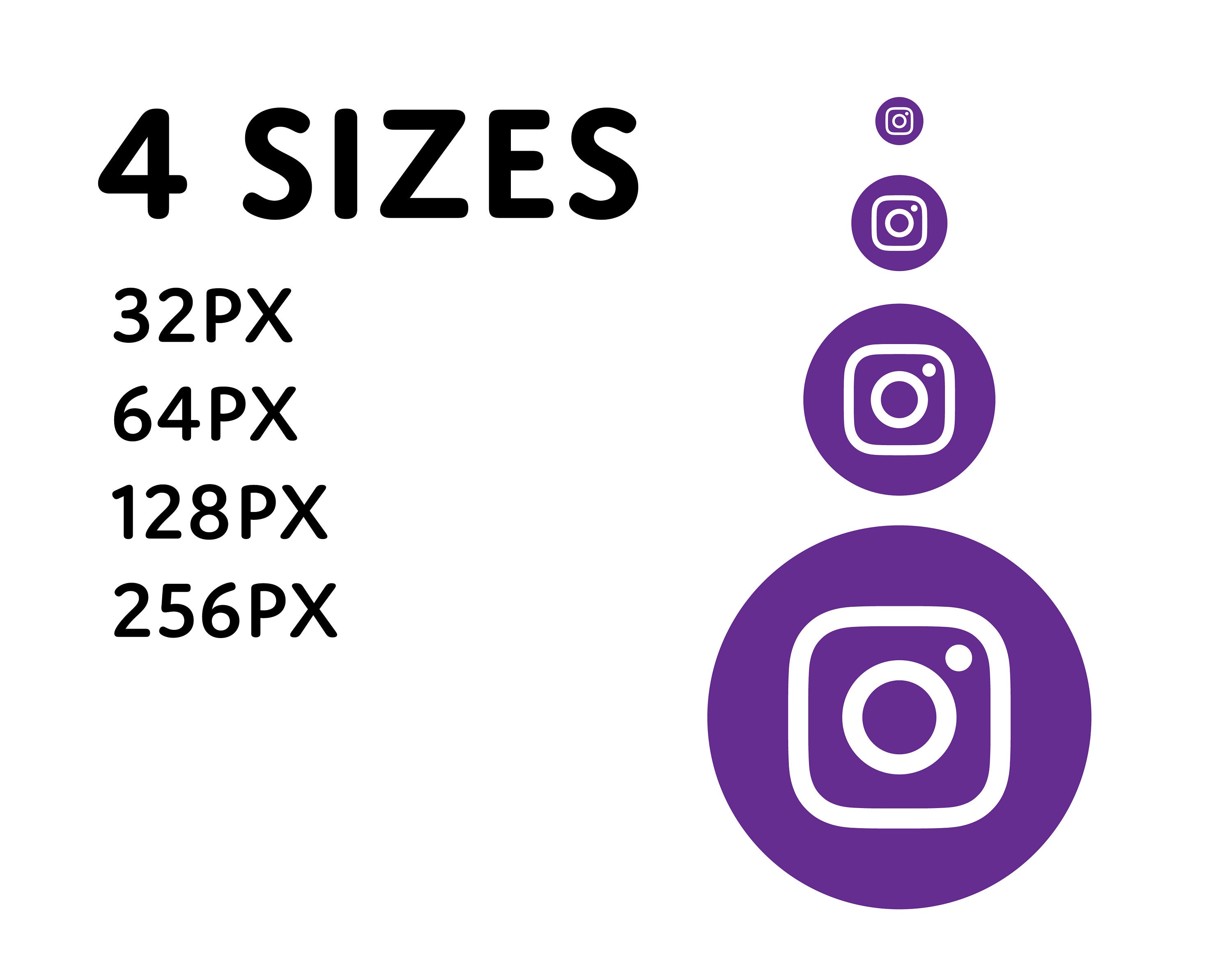 Purple Social Media Icons Bundle - Over 200 Social Media Icons - Blog ...