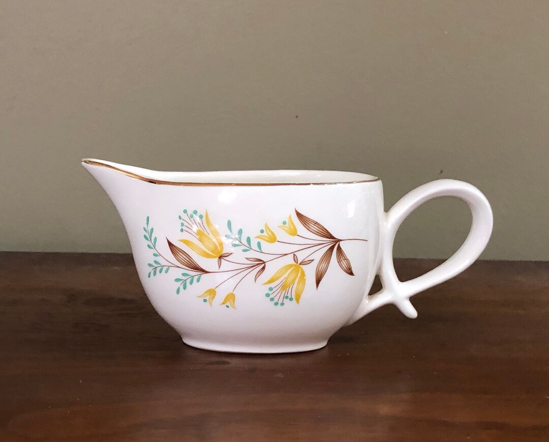 Vintage Royal Monarch China Creamer, victoria Pattern, Mid Century ...