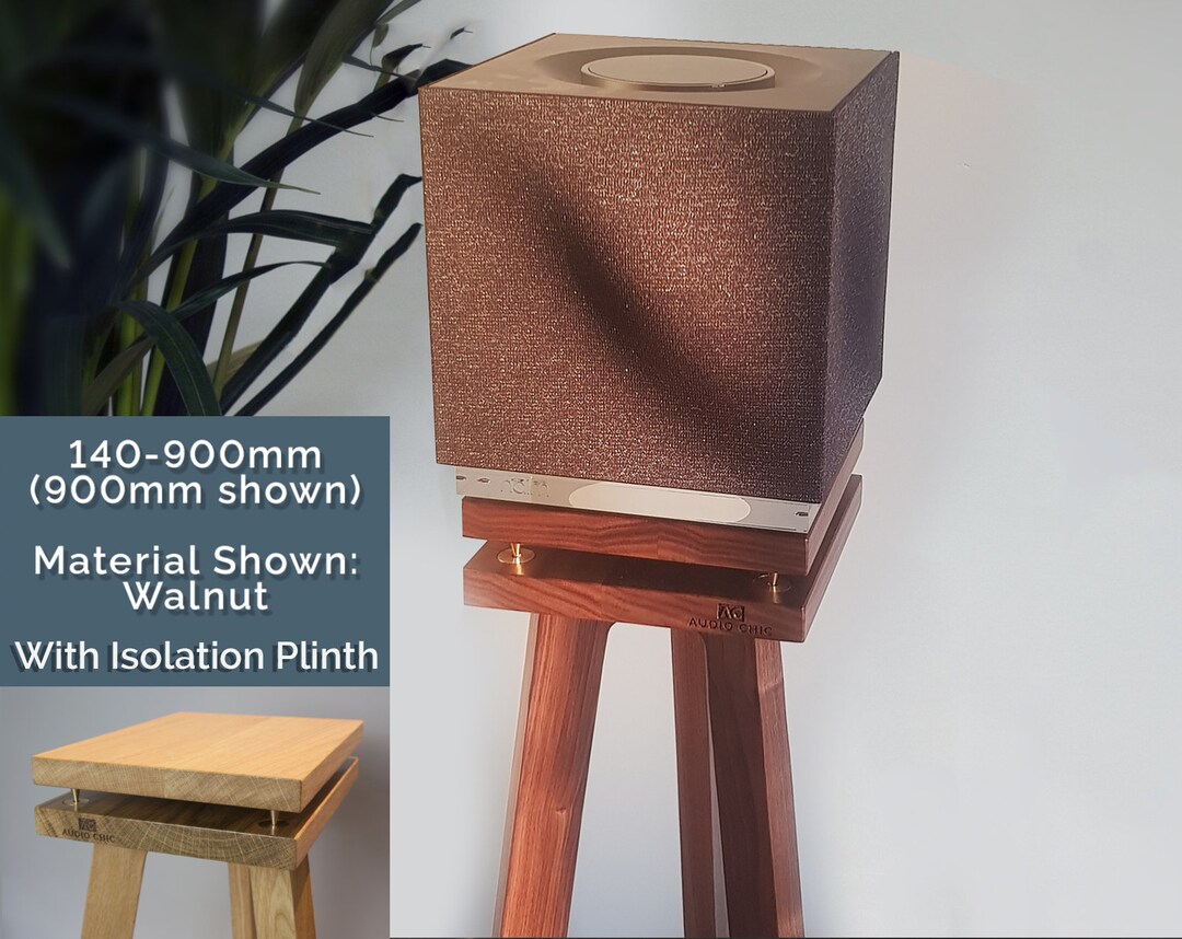 Naim Mu-so Qb2 Speaker Stands With Isolation Plinths 140-900mm (single ...