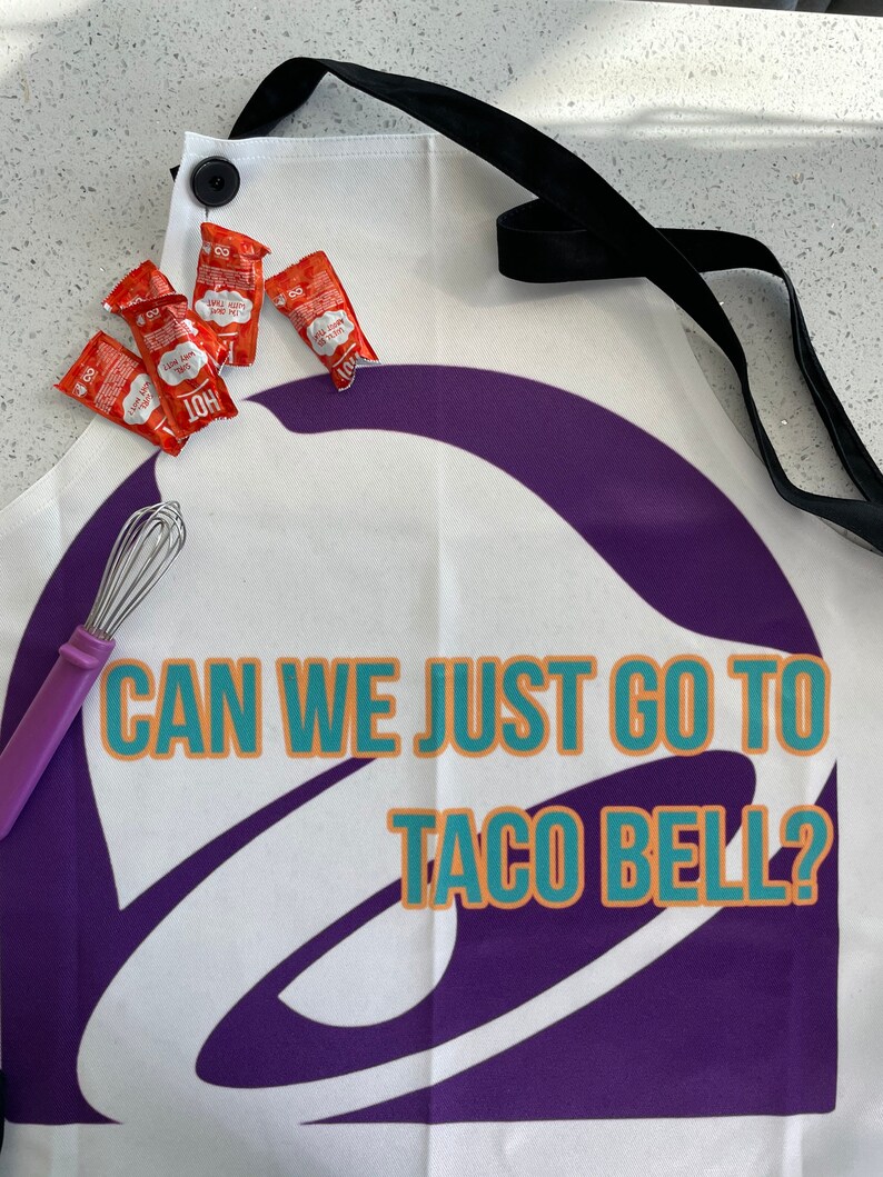 Taco Bell Apron| Taco Bell Apparel| Taco Bell Accessories| Desi Apparel ...