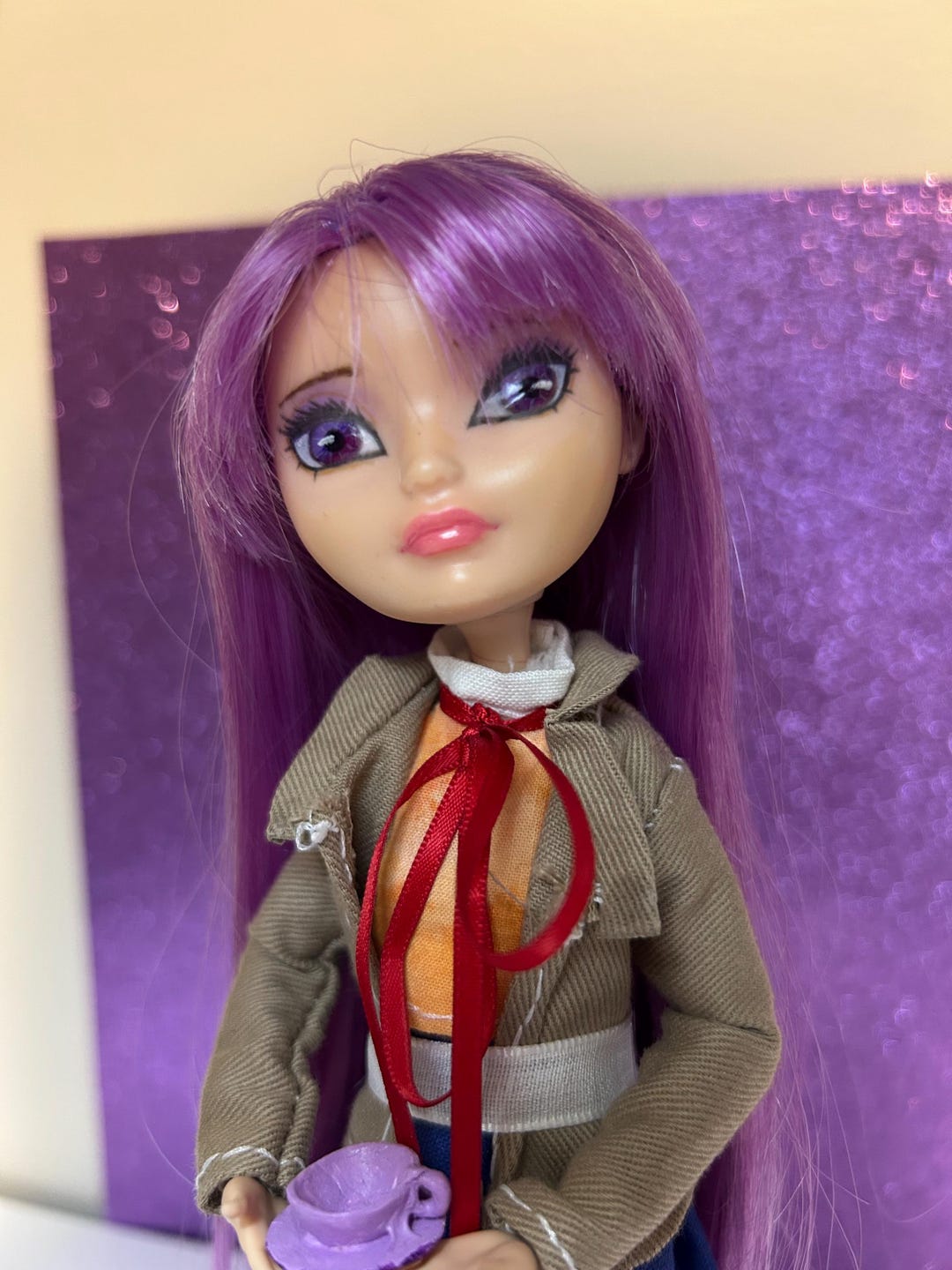 Handmade DDLC Yuri Art Doll: Custom Ever After High Repaint - Etsy
