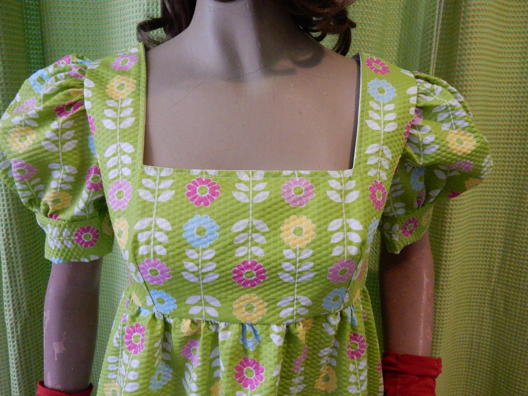 Dress, Genuine 1970's Fabric & Pattern, One of a Kind - Etsy