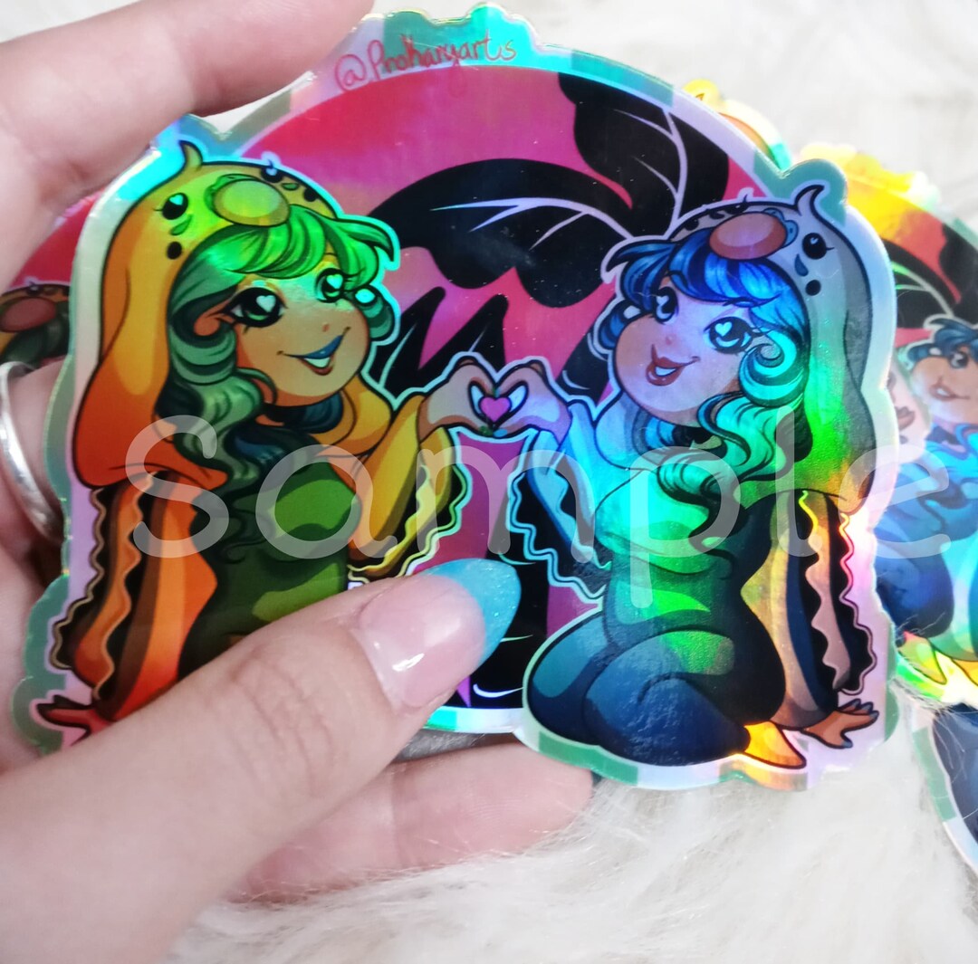 Birdie Fae x Birdie Muffy Holographic Sticker - Etsy France