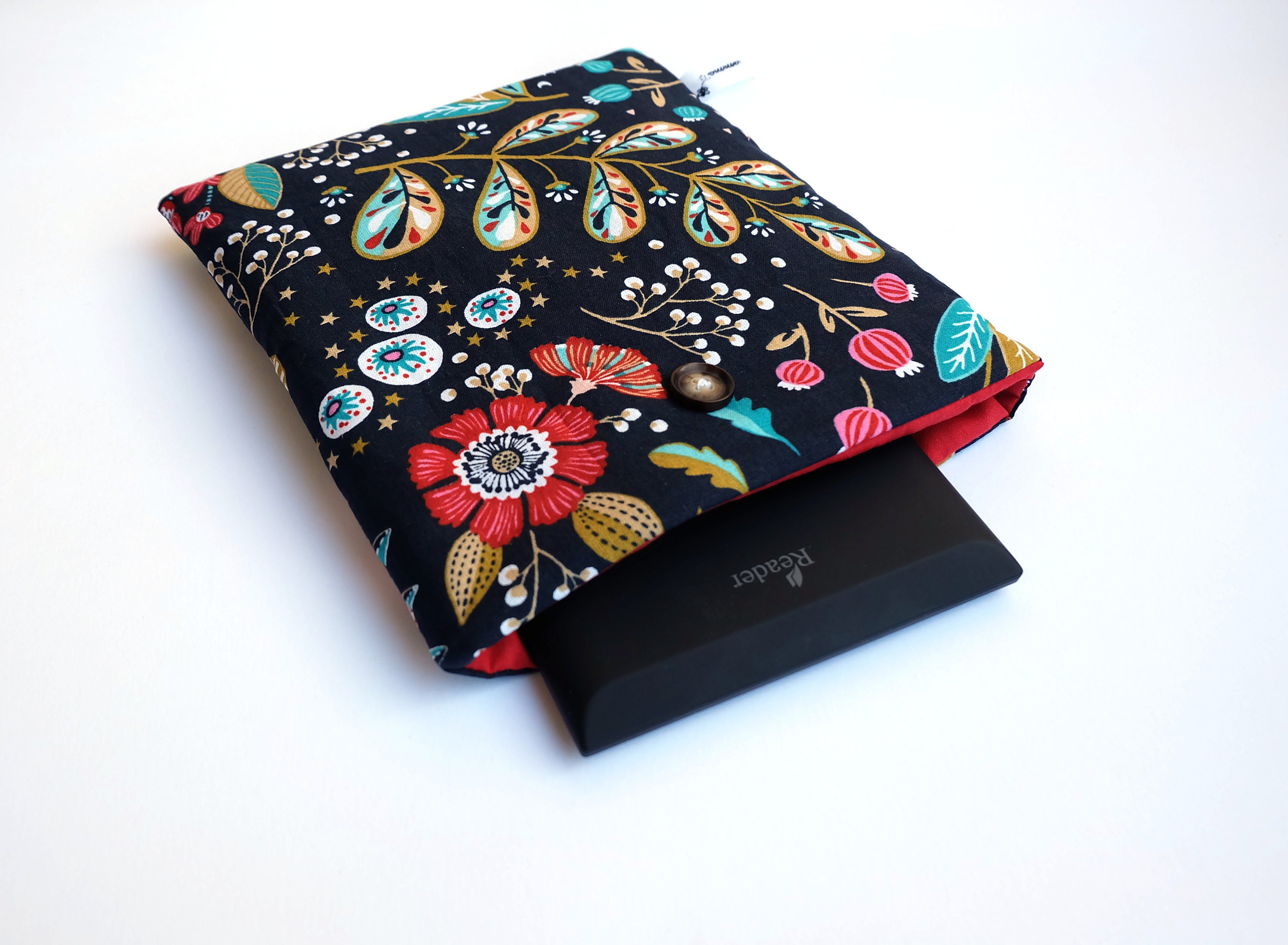 Funda de libro acolchada con cierre, cubierta de libro de bolsillo ...