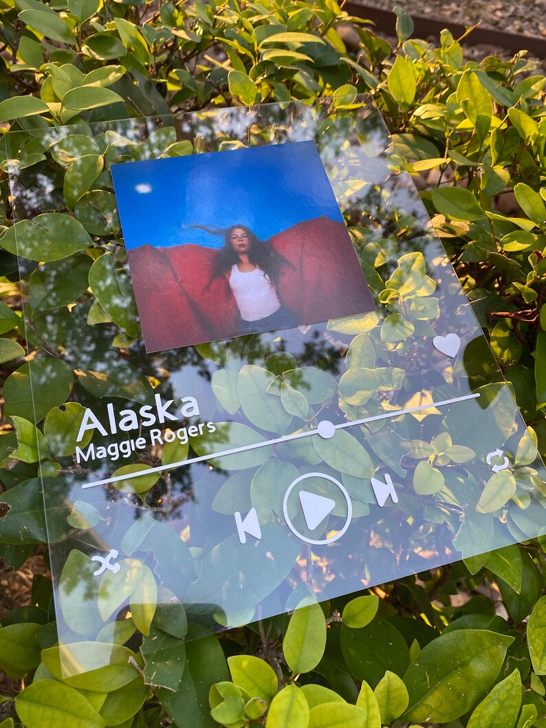 Spotify Custom Acrylic Song Poster - Etsy