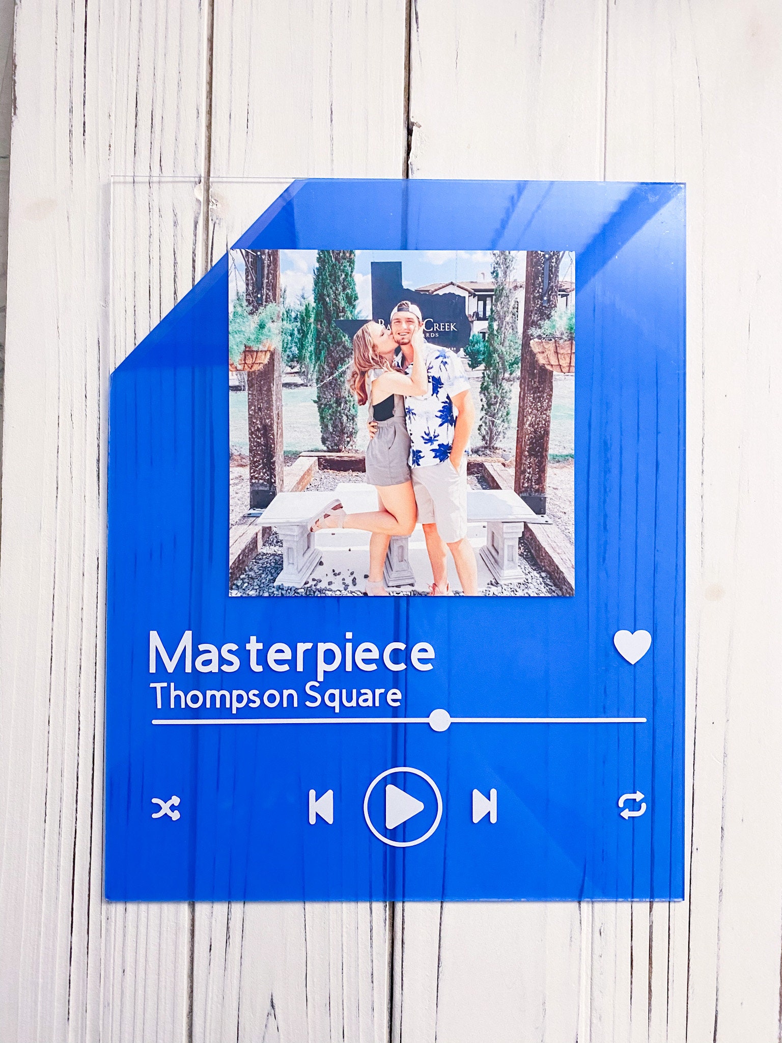 Spotify Custom Acrylic Song Poster - Etsy