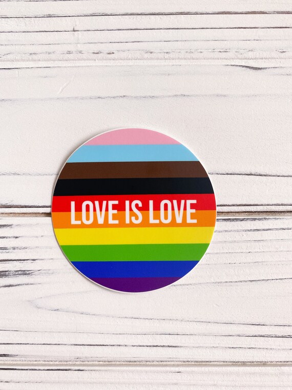 Love is Love Pride Weatherproof Sticker read Item | Etsy