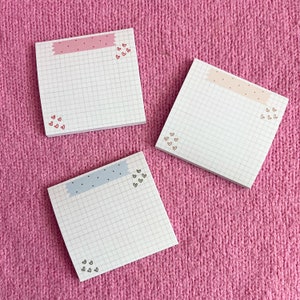 Cute Sticky Notes With 50 Sheets, Small Sticky Notes, Office Supplies ...