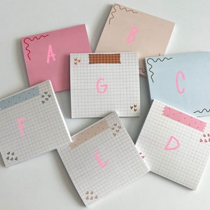 Cute Sticky Notes With 50 Sheets, Small Sticky Notes, Office Supplies ...