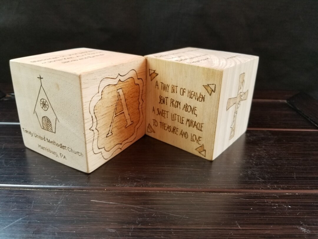 Baptism Blocks - Etsy